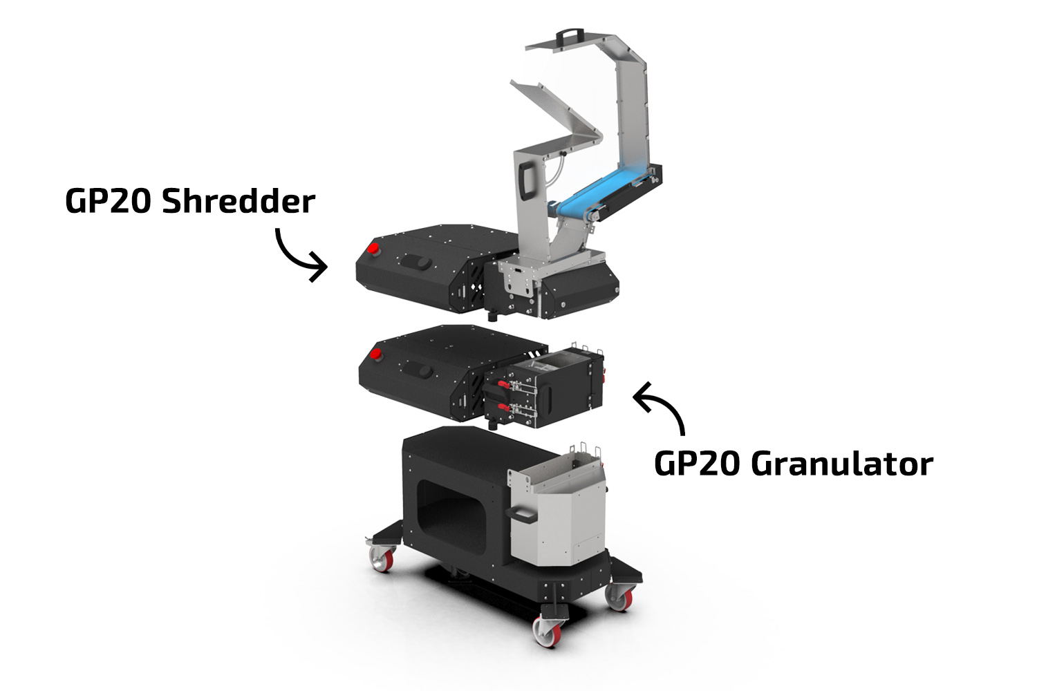 The New GP20 Plastic Shredder Hybrid: Intuitive, Efficient & Hassel ...